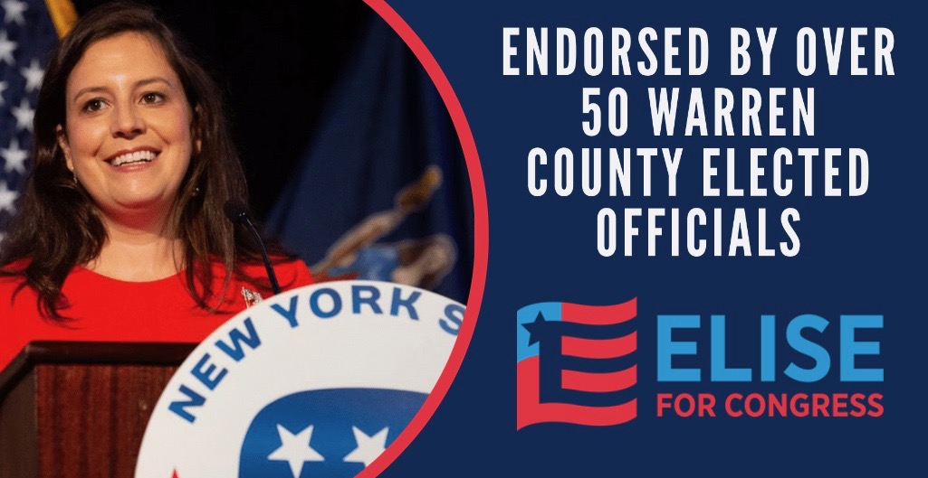 STEFANIK ENDORSED BY 51 WARREN COUNTY LOCAL ELECTED OFFICIALS - Elise ...